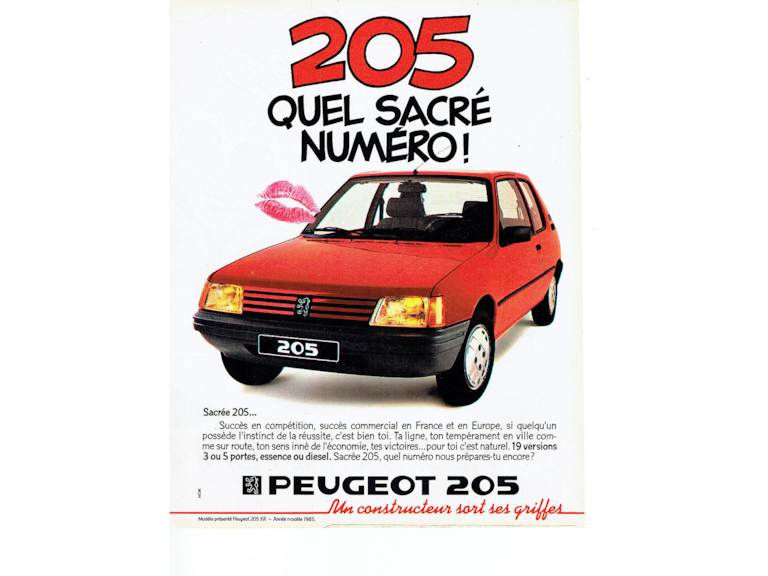 PEUGEOT 205 40 cumpleaños: revive el lanzamiento de un icono