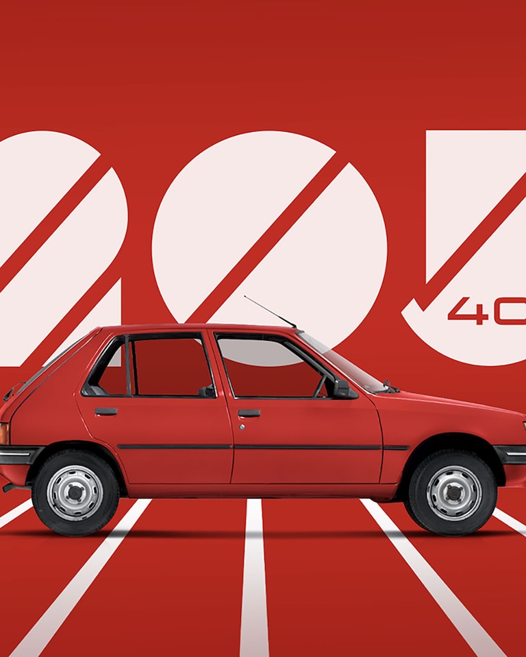 PEUGEOT 205 40 cumpleaños: revive el lanzamiento de un icono
